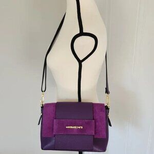 Massimo Conti | Bags | Elegant Massimo Conti Italianmade Purple Suede ...